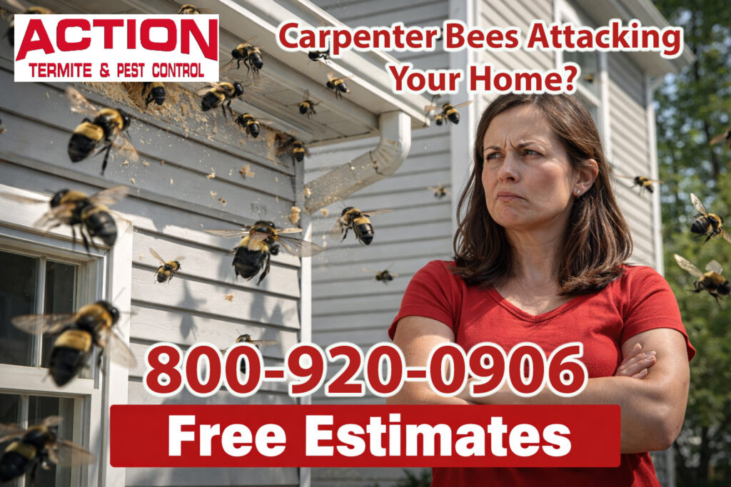 Carpenter Bees in New Jersey: How They Damage Homes in the Spring (And ...